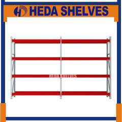 Customized Red Selective Pallet Racking System - HEDA SHELVES