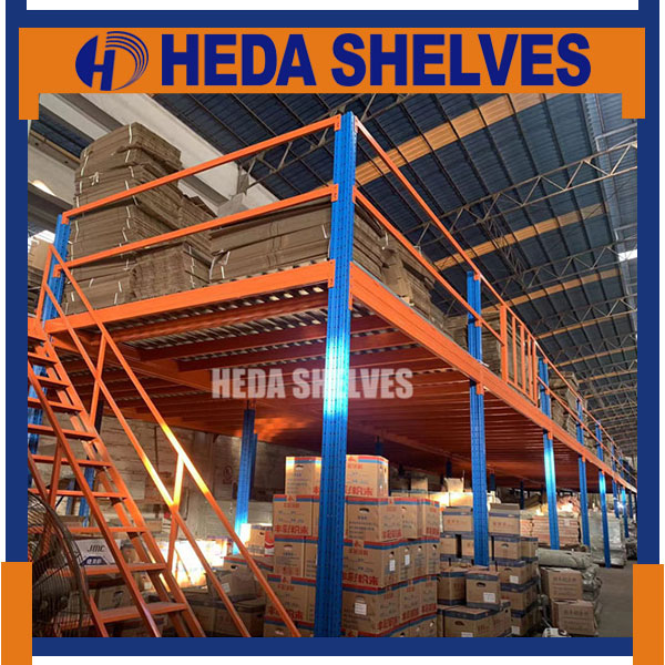 Shelf Factory Mezzanine Platform Shelving System - HEDA SHELVES