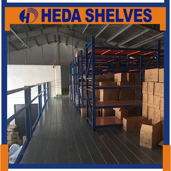 Multi Tier Racking System for Warehouse - HEDA SHELVES