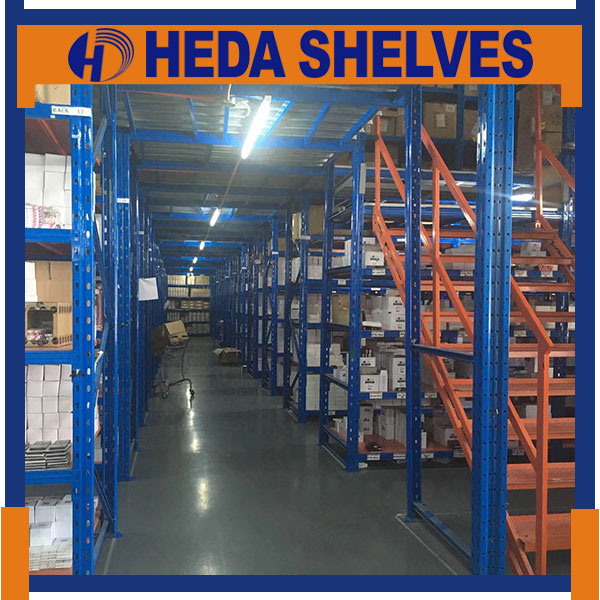 Multi Tier Racking System for Warehouse - HEDA SHELVES