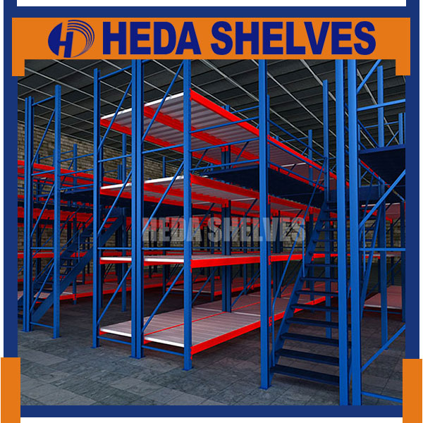Pallet Racking Mezzanine Floor System - HEDA SHELVES