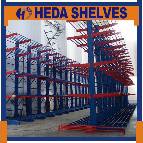 Large Warehouse Cantilever Racking System Solution - HEDA SHELVES