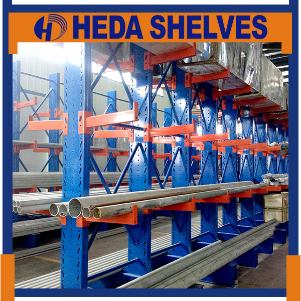 Medium Duty Cantilever Racking System - HEDA SHELVES