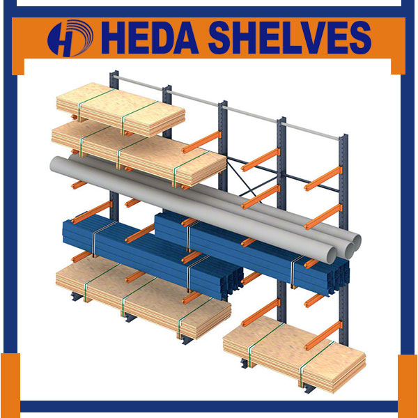 Steel Storage Systems Cantilever Racking - HEDA SHELVES