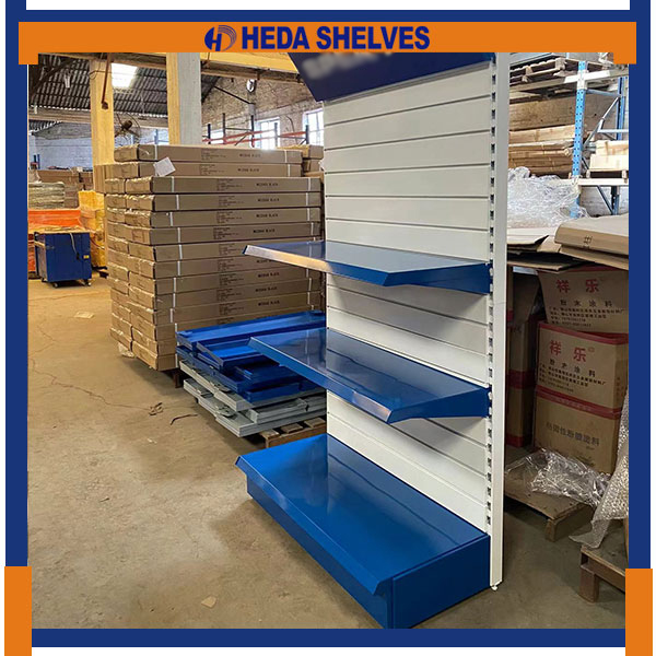 Slat Wall Hardware Tool Display Rack - HEDA SHELVES