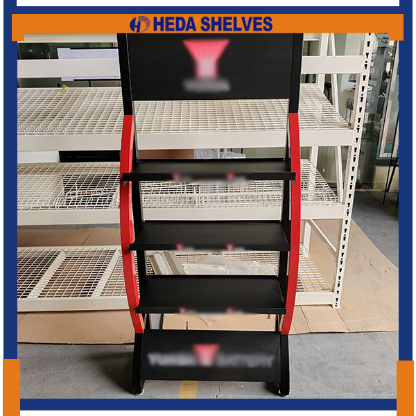 Custom Display Rack - Automotive Supply Store Motor Oil - HEDA SHELVES