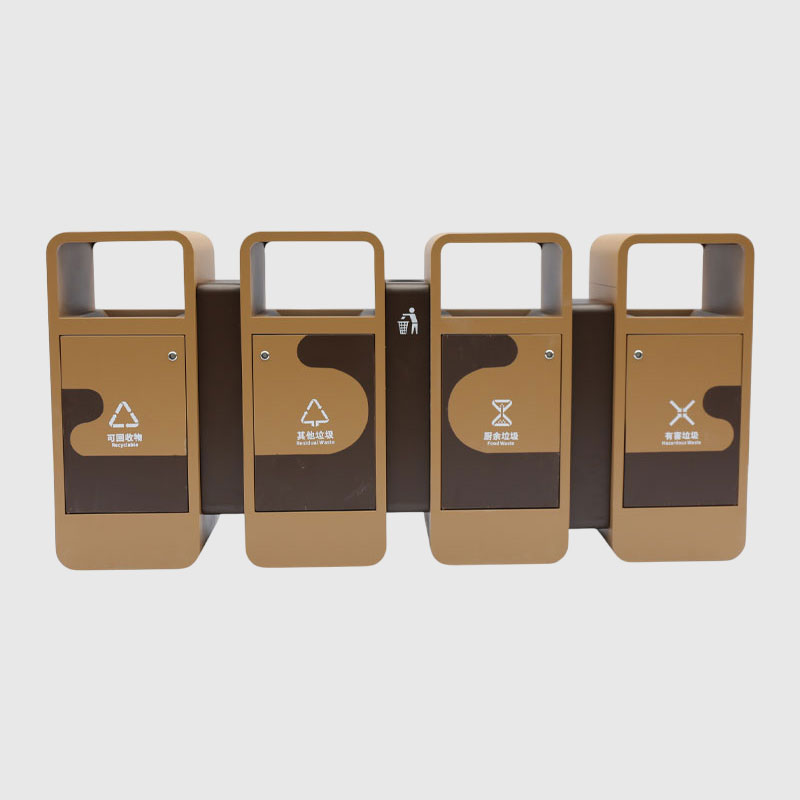 Smart 4-Classification Trash Can - Laser Sensor Recycling Station