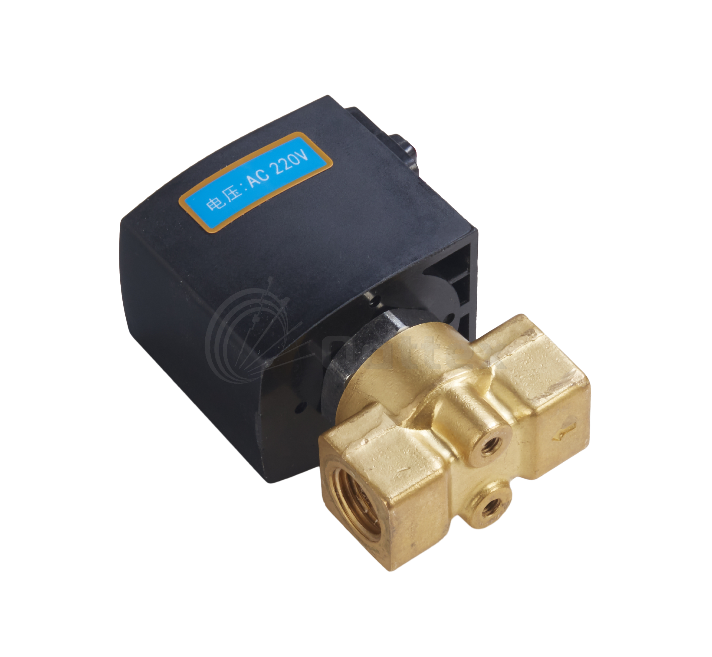 AC 220V Large Flow Solenoid Valve for Oiler Spare Parts for Circular ...