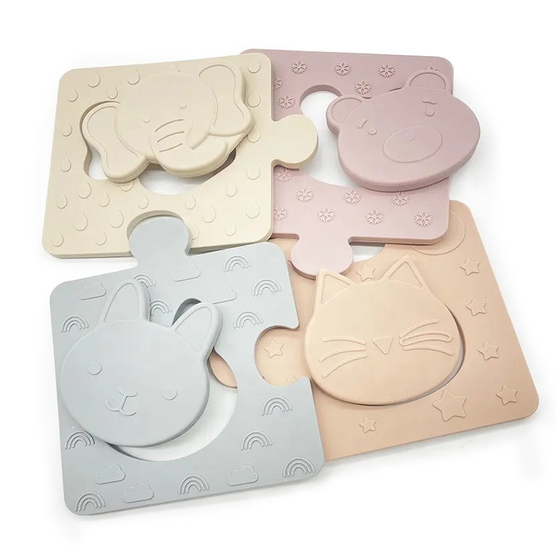 New BODIL Silicone Jigsaw Puzzles, Cute Animal Shape Silicone Puzzle ...