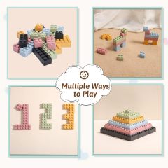 Children's Building Blocks 20pcs Safe and Chewable Soft Silicone ...