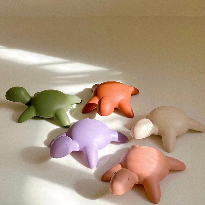 Pure Natural Silicone Baby Bath Toy - Sea Turtle - Without Holes, BPA ...