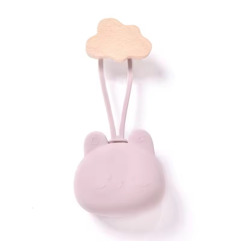 Silicone Pacifier Holder Cases, BPA-Free Newborn Bear Pacifier Case ...