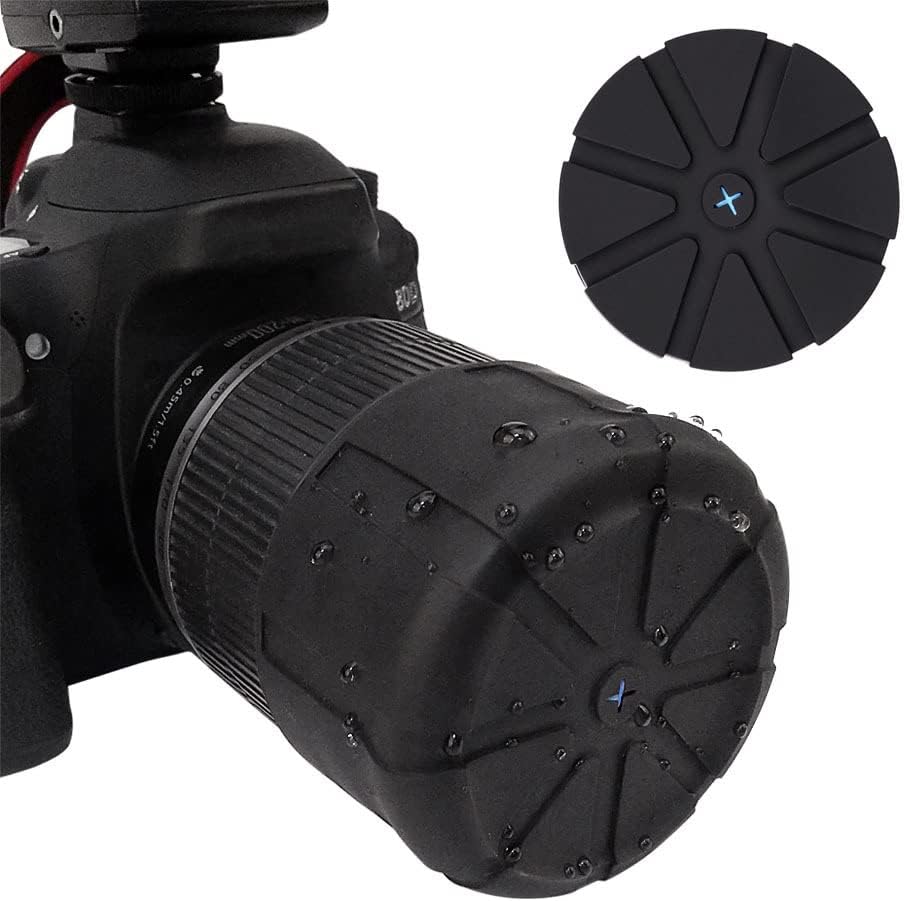 Waterproof Silicone Universal Lens Cap Cover for 65-110mm DSLR Camera Lenses