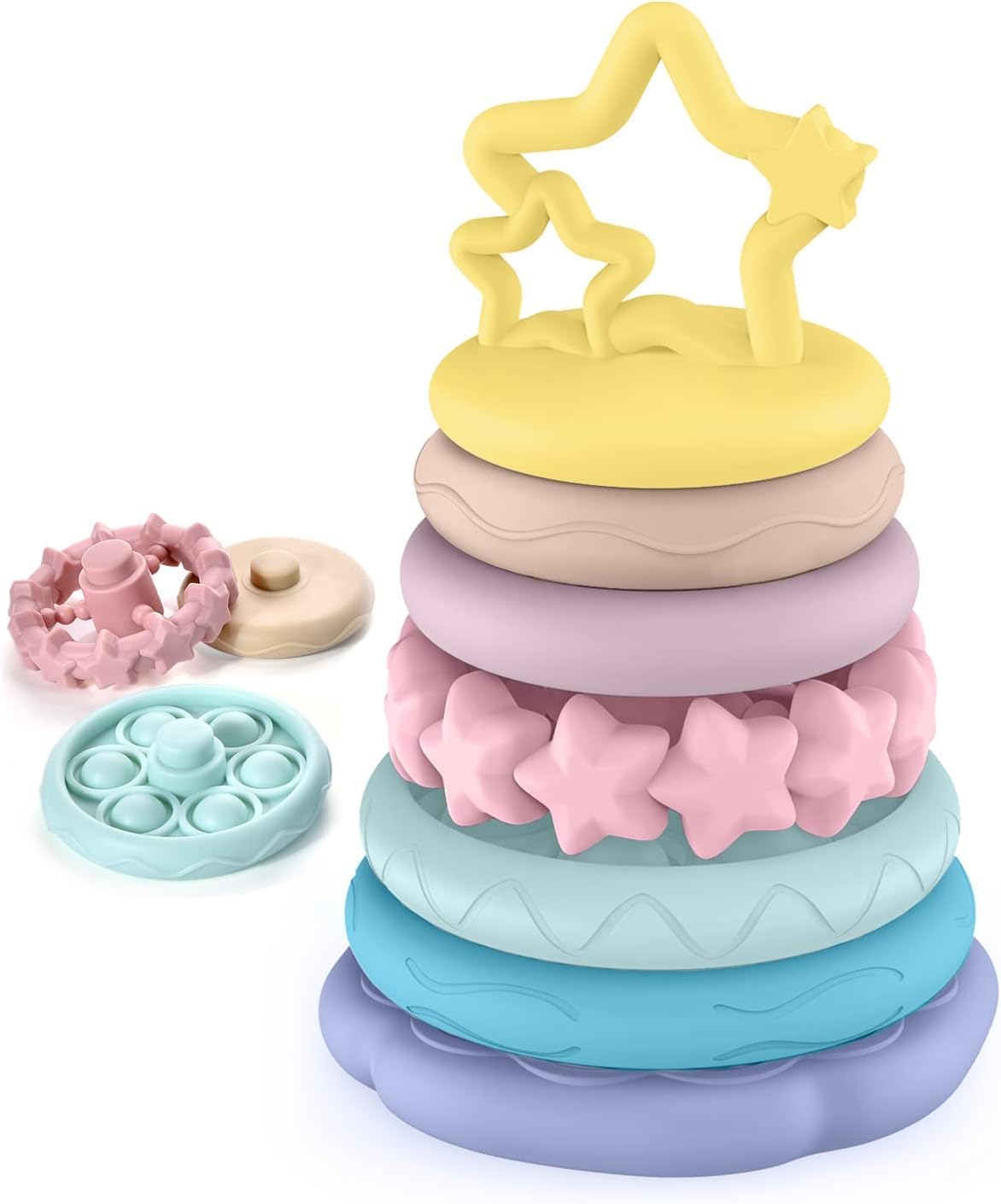 Baby Sensory Teething Toys - Baby Teether Montessori Toys - Gifts for ...