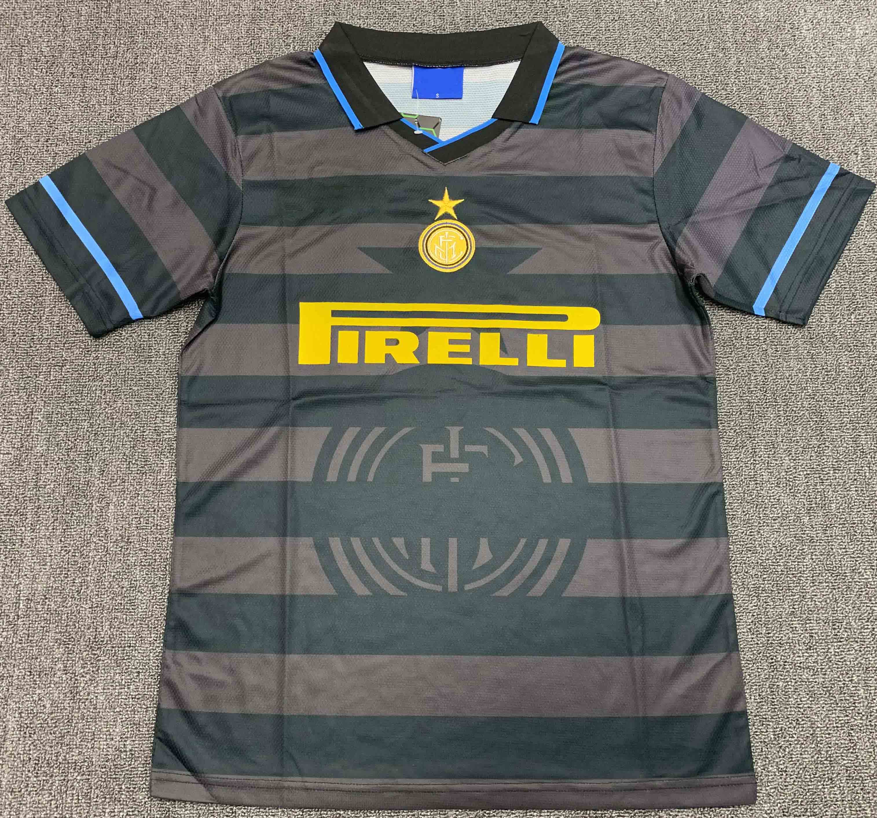 1997-98 Inter Milan away game black and gray retro