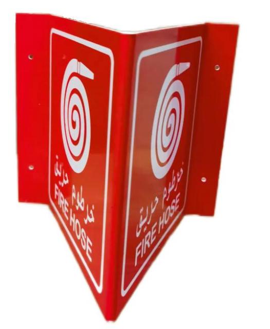 Fire Hose Sign Board Fire Safety Sign