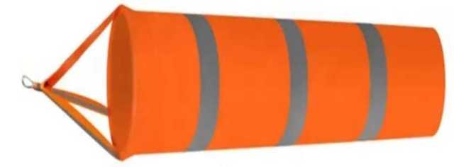Wind Sock With High Visibility Reflective Strap