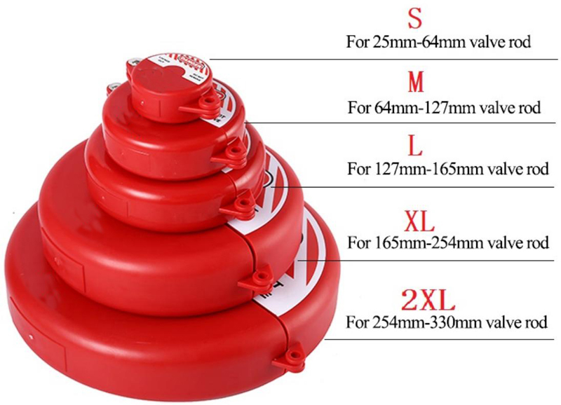 Adjustable gate valve lockout