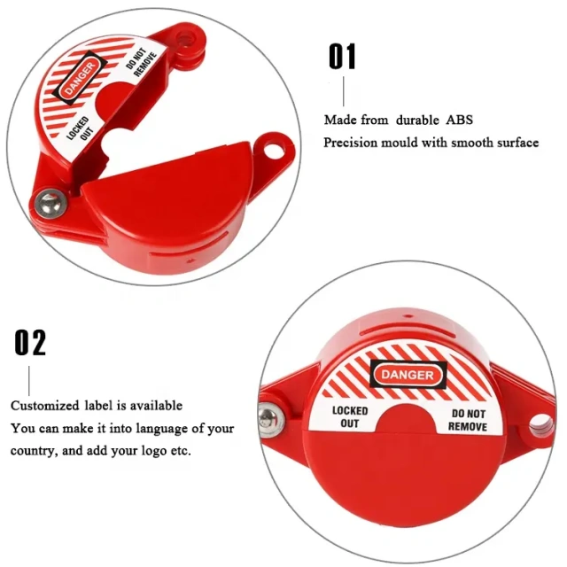Adjustable gate valve lockout