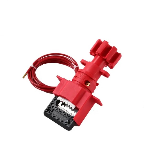 Universal Gate Valve Lockout Base with Cable