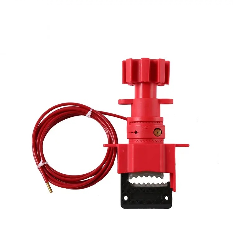 Universal Gate Valve Lockout Base with Cable