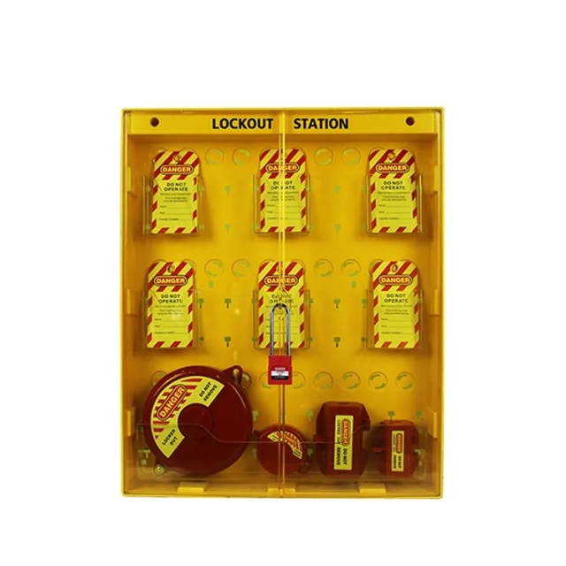 Combination Lock Safety Lockout Station