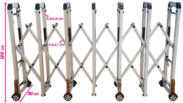 Aluminum Foldable Barrier Expandable Fence