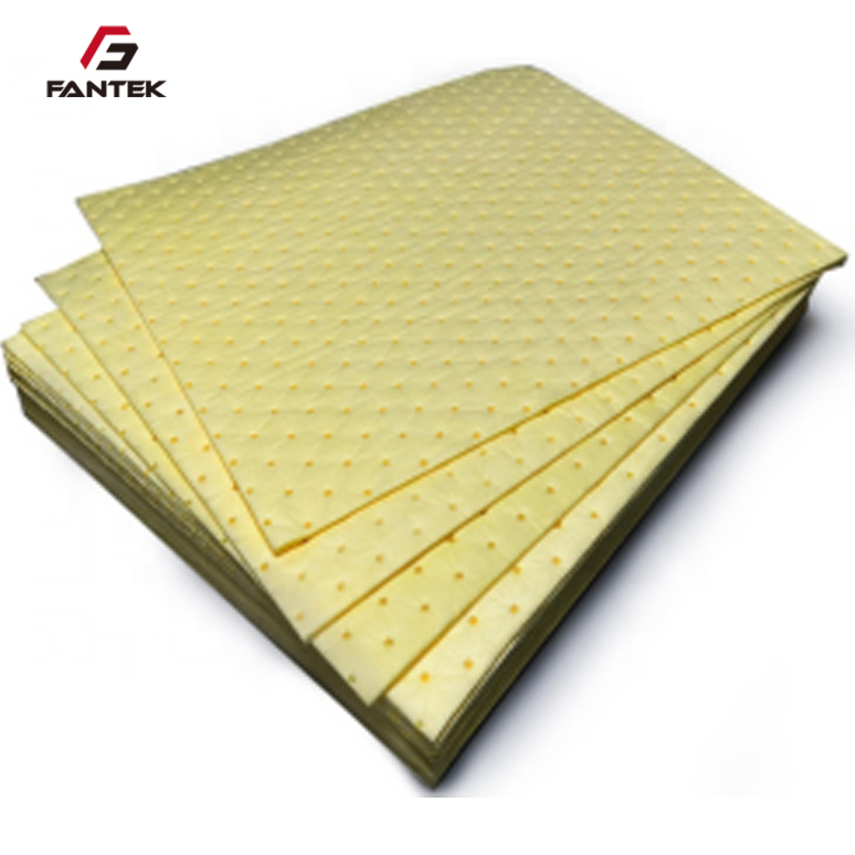 Spill Control Dimpled Chemical Absorbent Pad