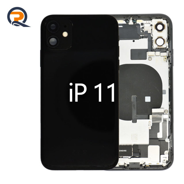 Original Rear Housing with Small Parts Flex Cables for iPhone 11 ...