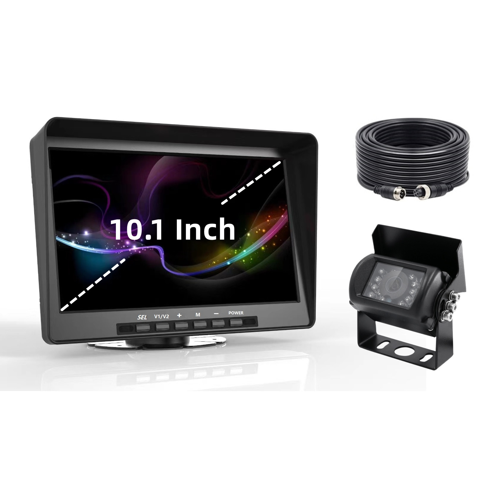 10.1 Inch AHD Vehicle Reverse Camera Monitor