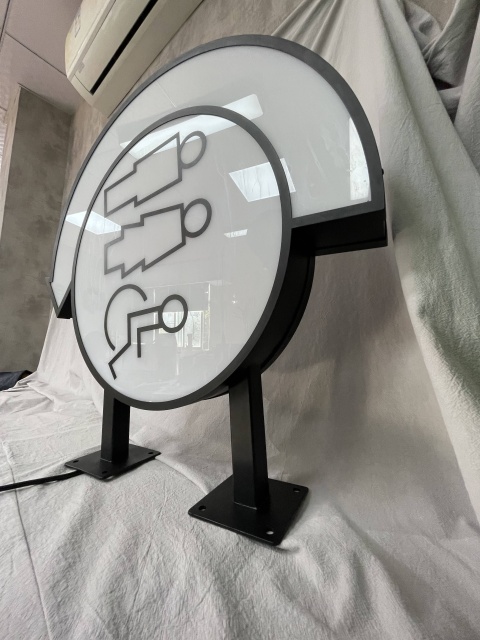 LED Illuminated Sign Stainless Steel LED Light box Pharmacy Sign Board