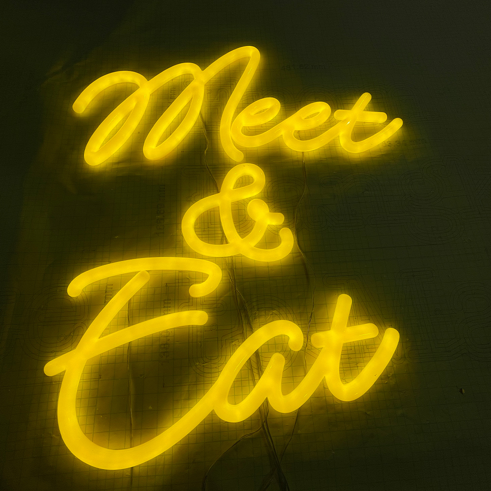 led neon sign for living room decoration Wall-mounted Custom Neon Sign ...