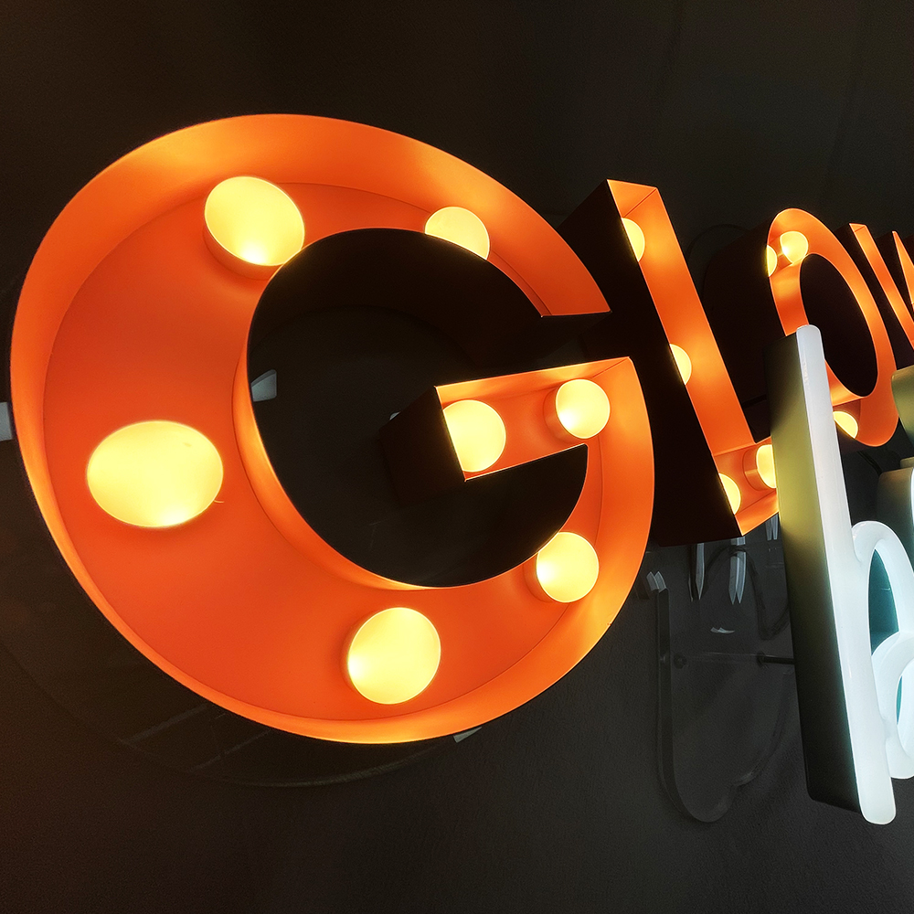 Custom wedding decor Vintage do old marquee letters LED Lighting ...