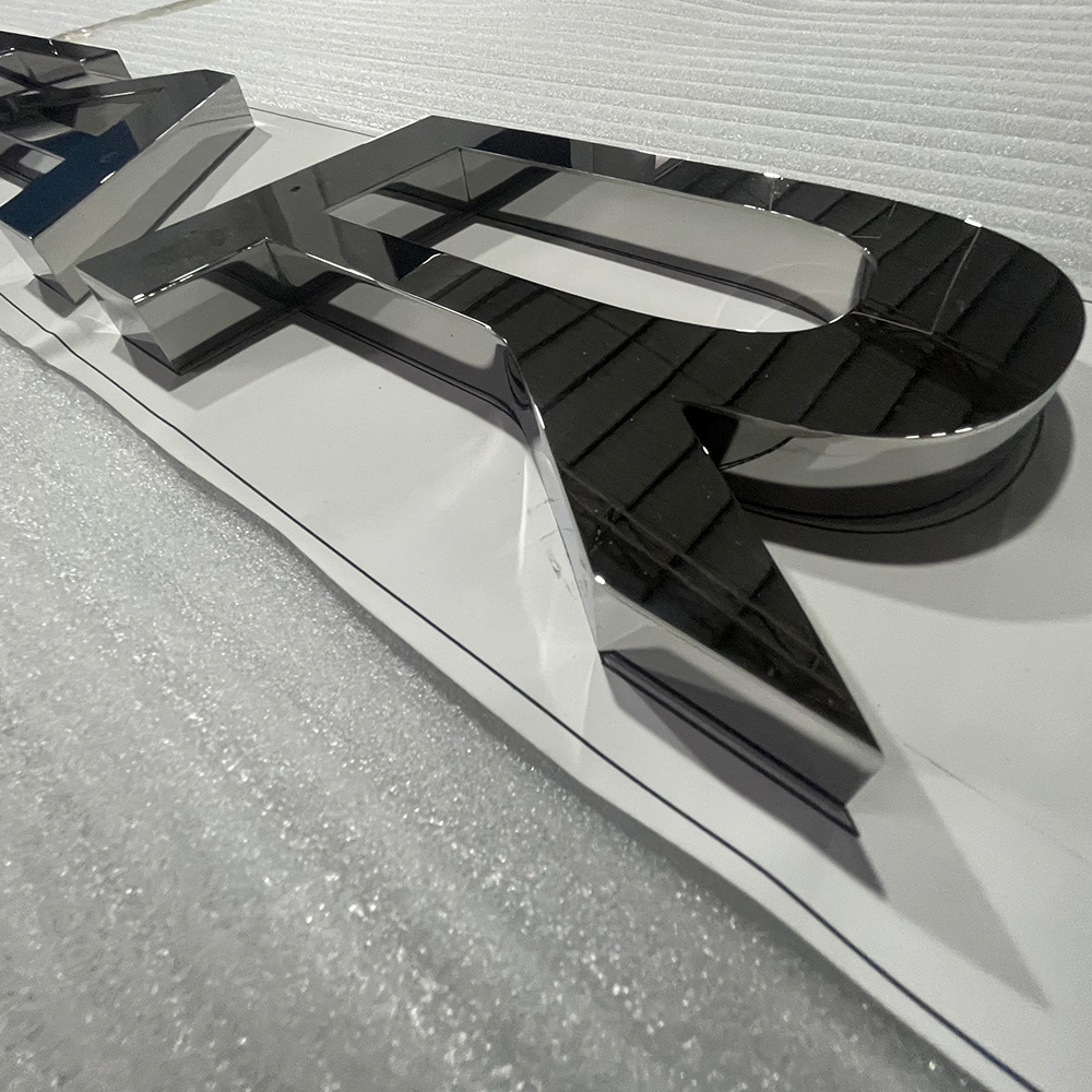 custom stainless steel metal letter 3d sign stainless steel ...