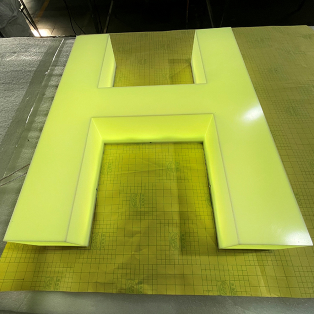 RGB Full Illuminated Letters led acrylic signage customized channel ...