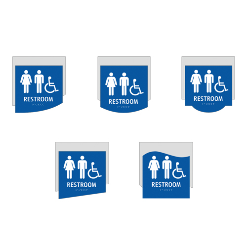 ADA Braille Sign Wooden Door Plate House Number Signage Apartment Door ...
