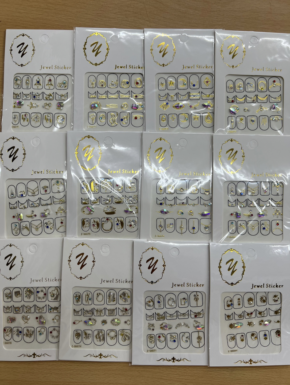 Sticker estoperol/ Paquete con 12 pzs