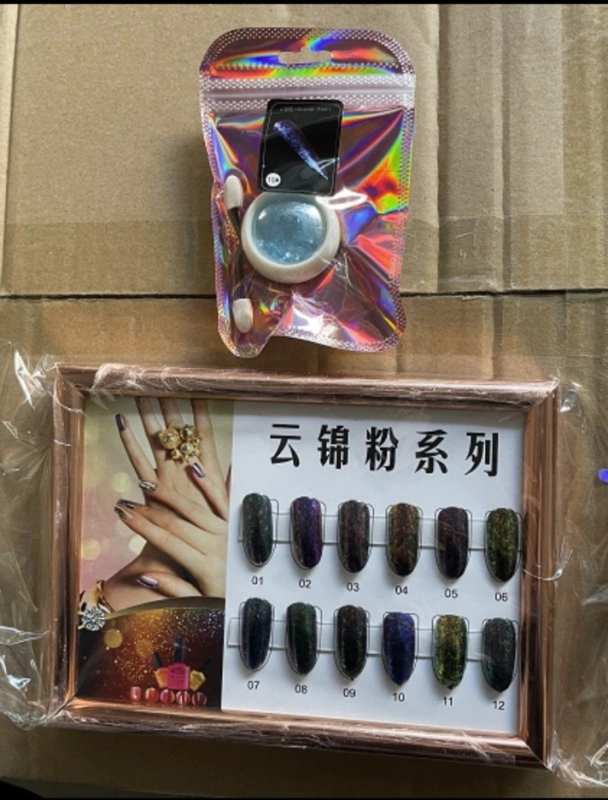 Efecto flake/ paquete con 12 pz