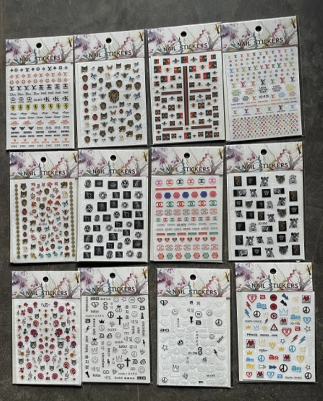 Sticker de marca/paquete con 12 pz