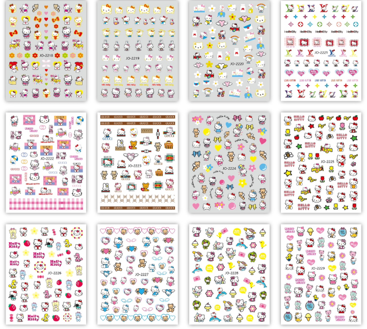 Sticker de marca/ paquete con 12 pz