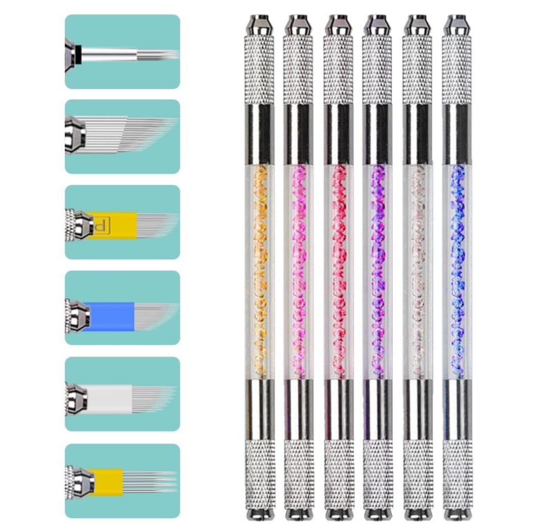 Bolígrafo de colores, pluma inductor manual para microblading / Paquete ...