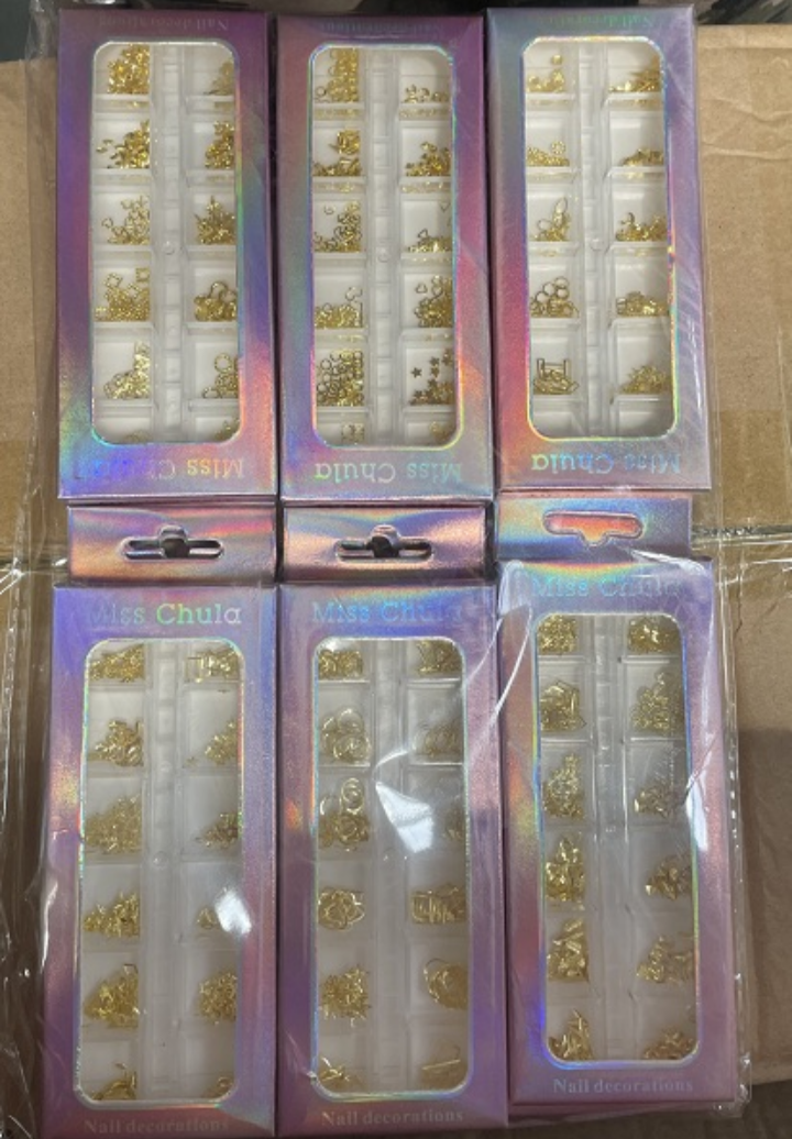 Decoración estoperol surtido/ paquete con 12 pz