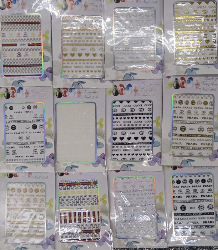 Sticker de marca/paquete con 12 pz