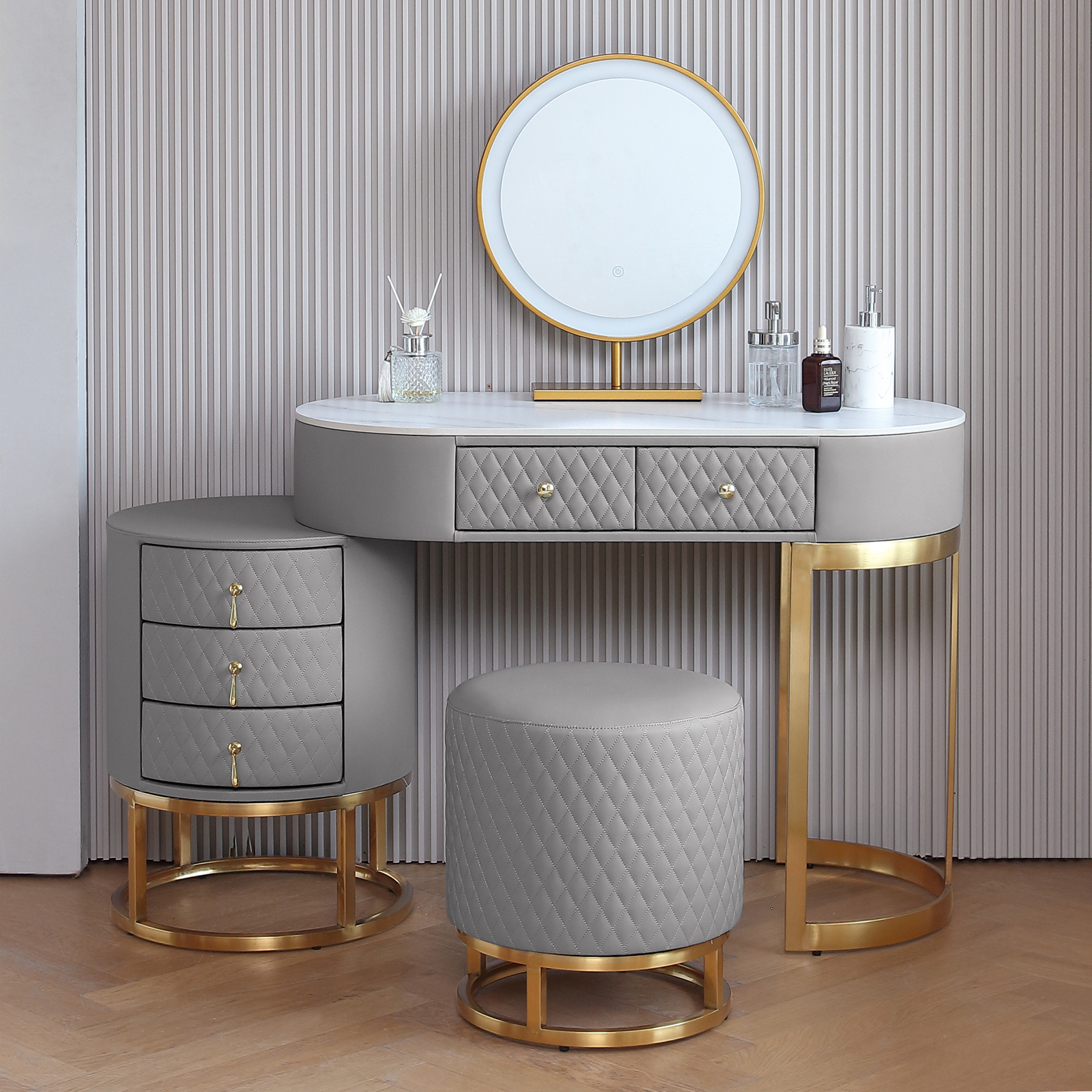 Modern Vanity Night Stands with Drawers