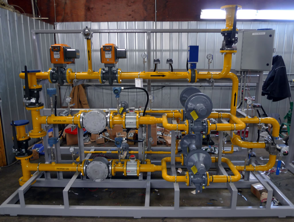 Gas filter and gas train for air heater dryer system---Tailand air ...