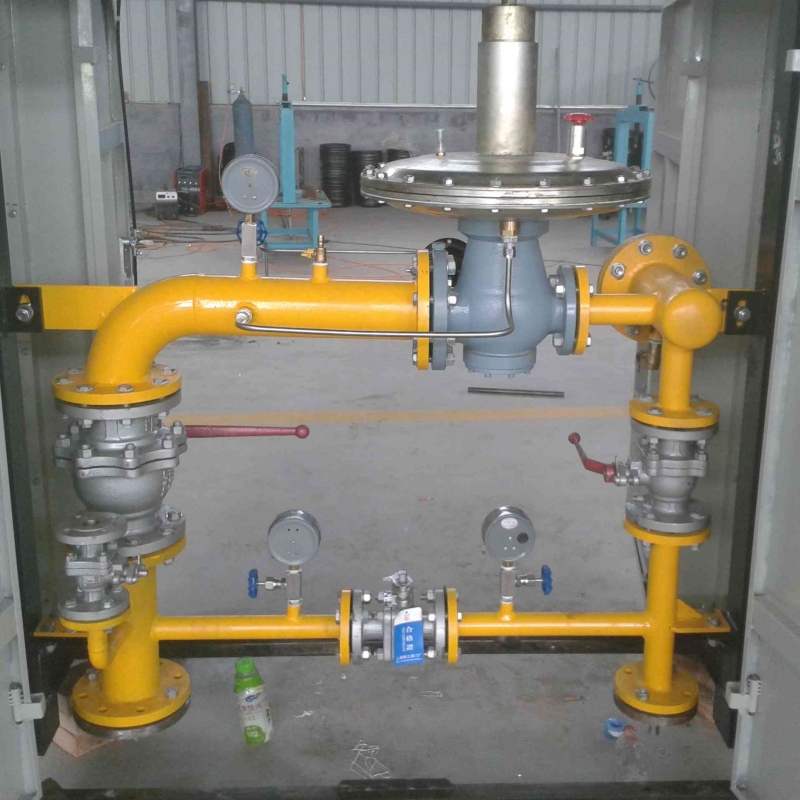 Regional pressure regulating cabinet