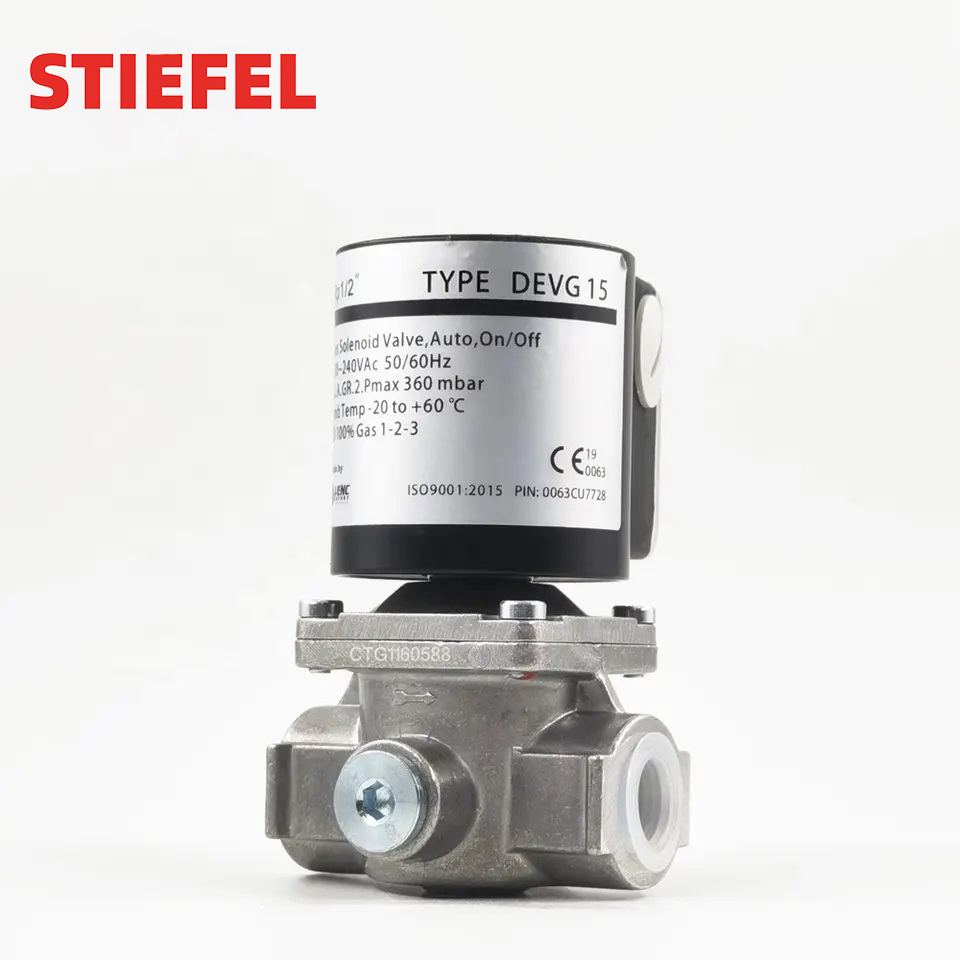 DEVG series- Fast opening and fast closing gas solenoid valve