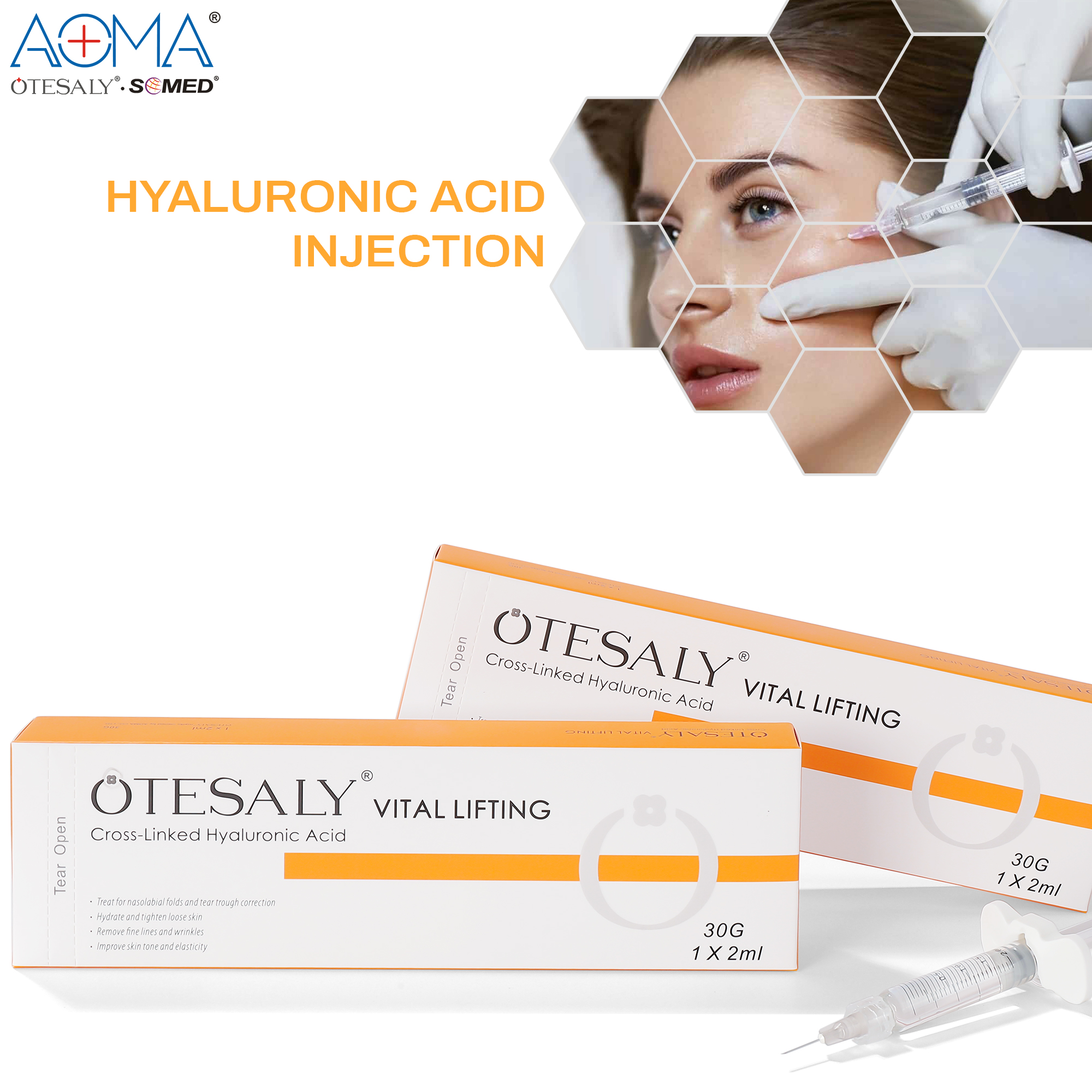 OTESALY® Vital Lifting 2ml Dermal Filler OEM Hyaluronic Acid Supplier