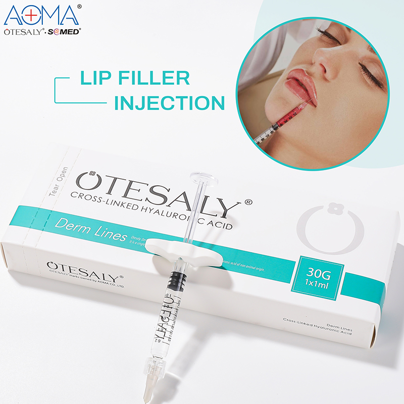 Cross Linked OTESALY DERM LINES 1ML Dermal Lip Filler Lip Augmentation