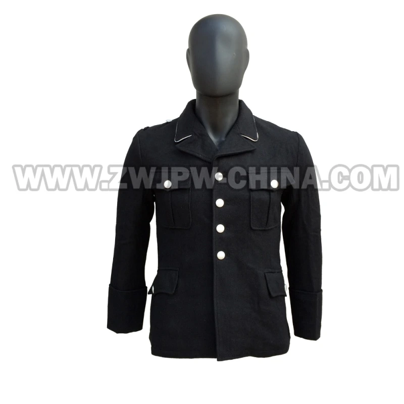 WW2 WWII GERMAN ELITE M32 WH SS BLACK WOOL JACKET AND TROUSERS UNIFORM